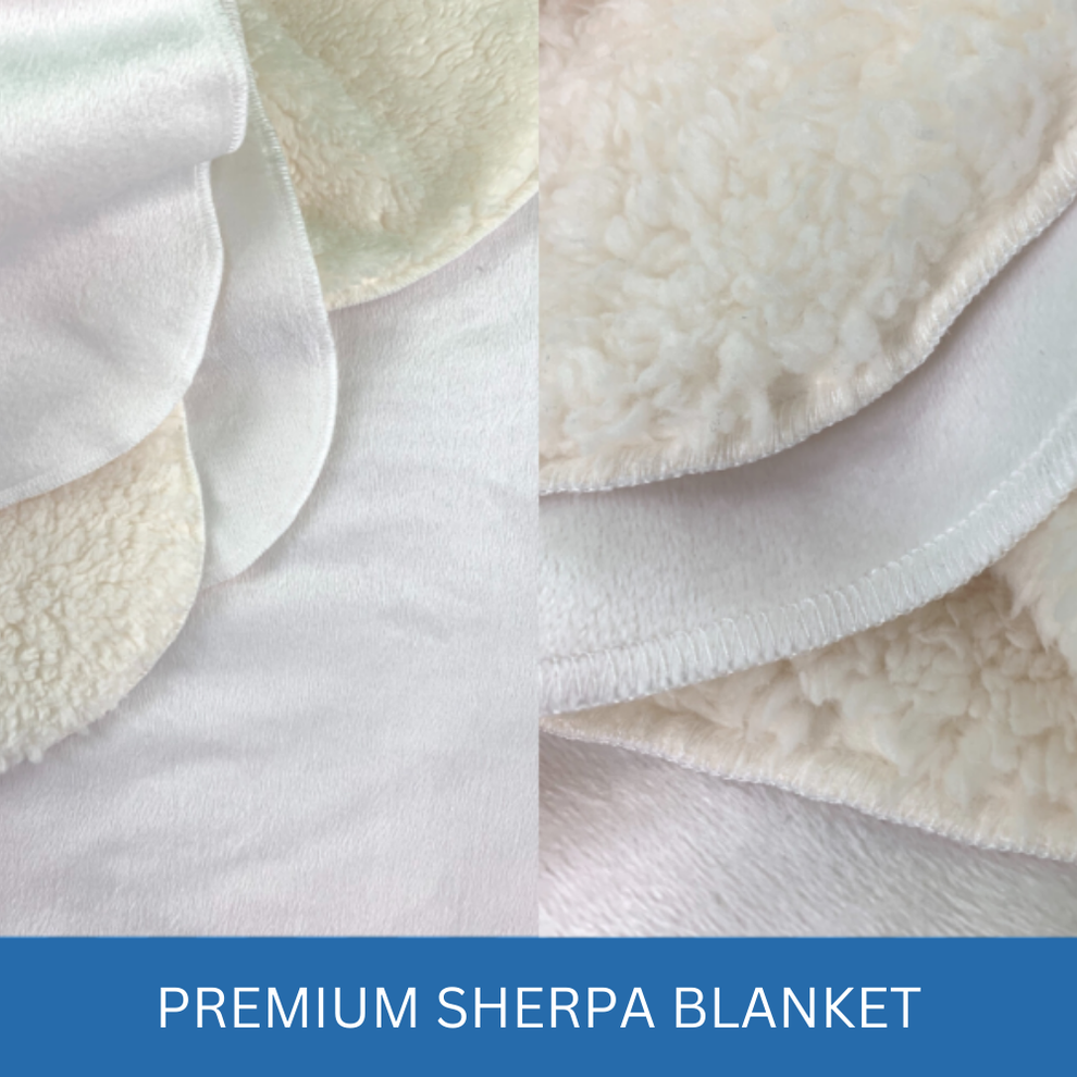 To My Gorgeous Wife | Meeting You Was Fate | Fleece | Sherpa Blanket ...