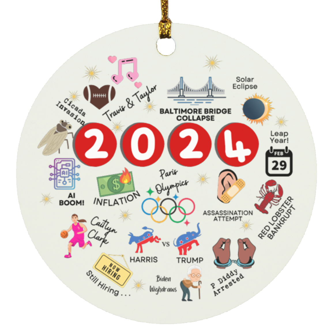 2024 Year in Review Ornament – Jemy Gifts
